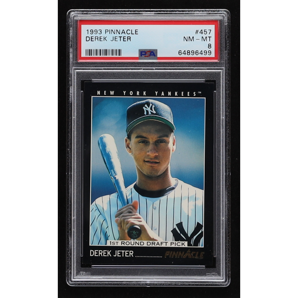 Derek Jeter 1993 Pinnacle #457 RC (PSA 8) | Pristine Auction