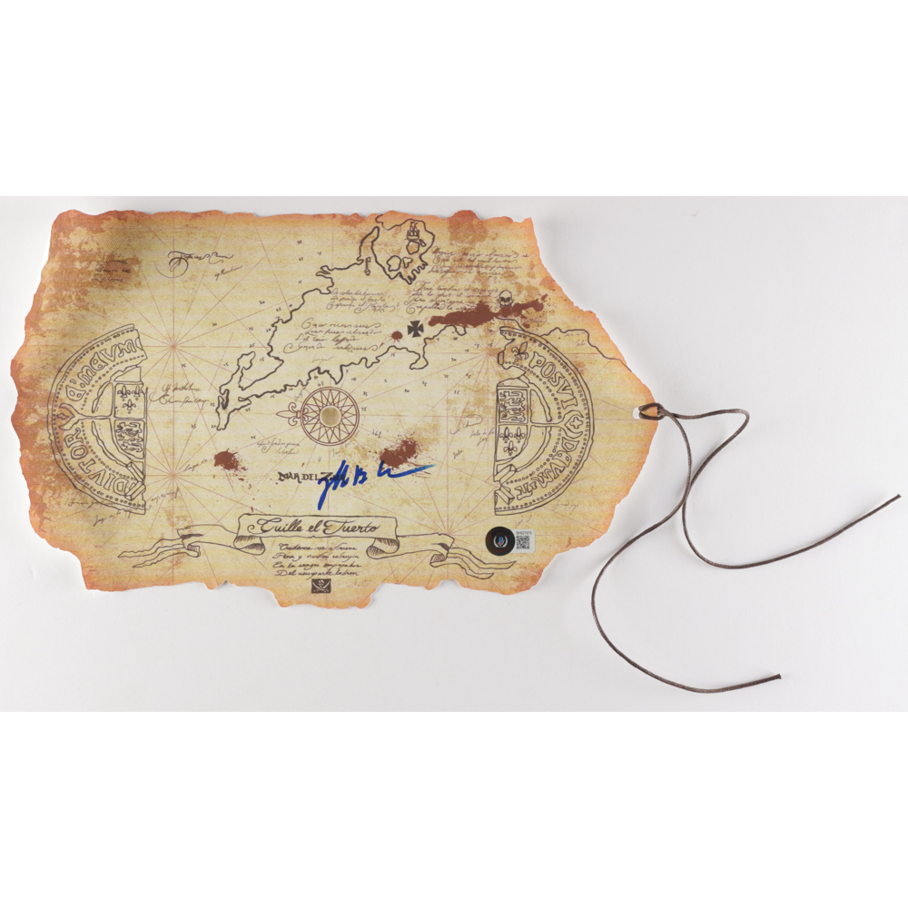 Jeff Cohen Signed "The Goonies" Map (Beckett) | Pristine Auction