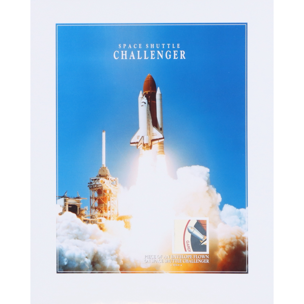Authentic Piece Of An Envelope Flown On The Space Shuttle Challenger on ...