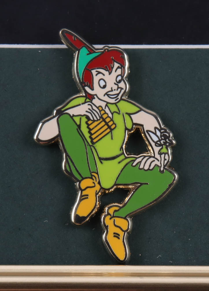 Disney Custom Framed Uncut Full Sheet of (9) "Peter Pan" Grenada Stamps ...