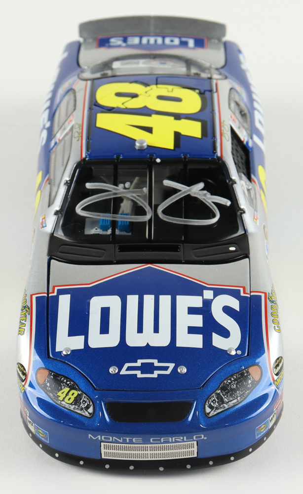 Jimmie Johnson Signed LE NASCAR #48 Lowes / 2005 Monte Carlo Die-Cast ...