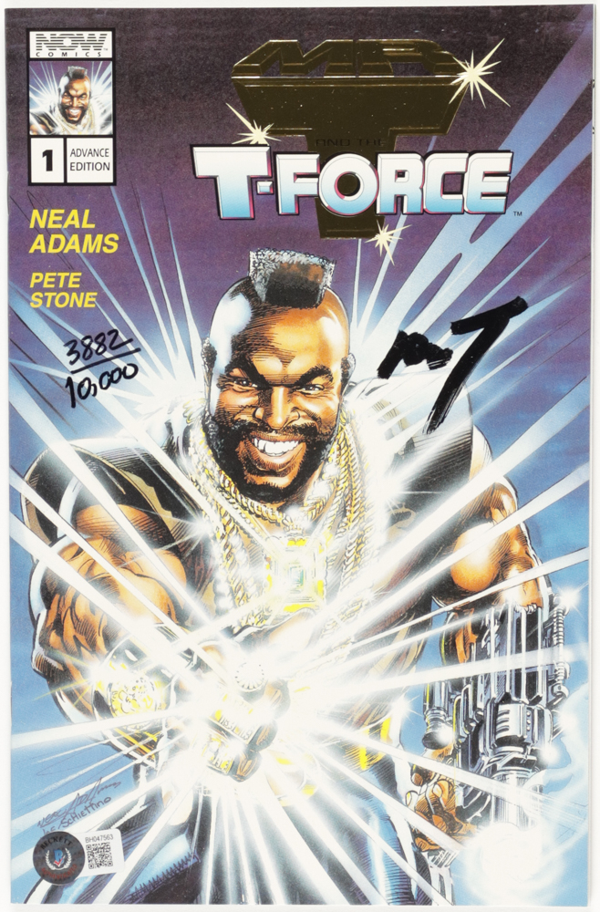 Mr. T Signed LE 1993 "Mr. T And The T-Force" Issue #1 Now Comic Book ...