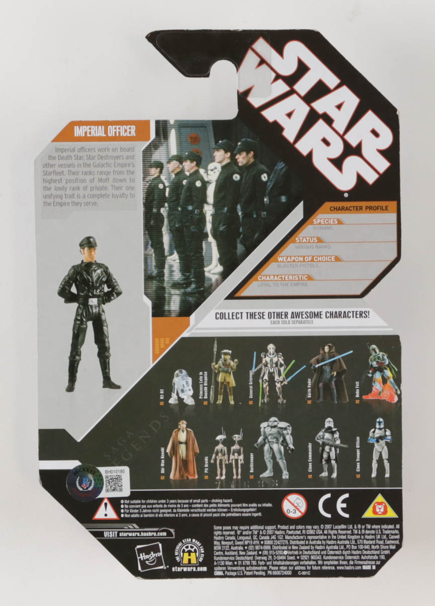 Tony Smee Signed "STAR WARS: Saga Legends" Imperial Officer Action ...