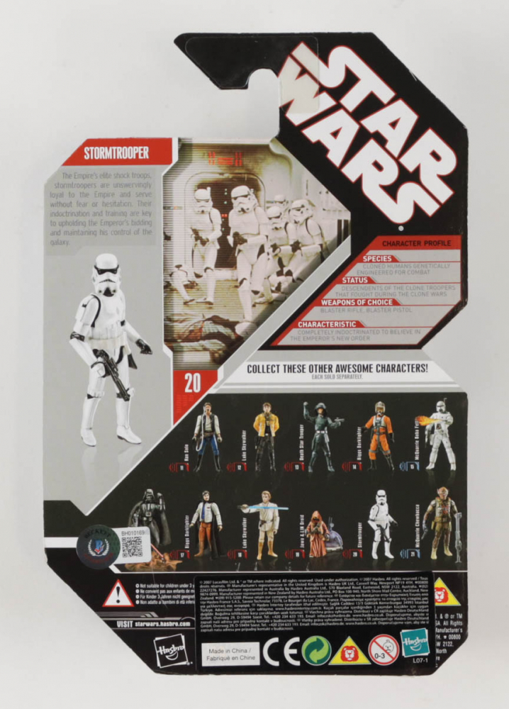 Derek Chafer Signed "STAR WARS: Saga Legends" Imperial Stormtrooper ...