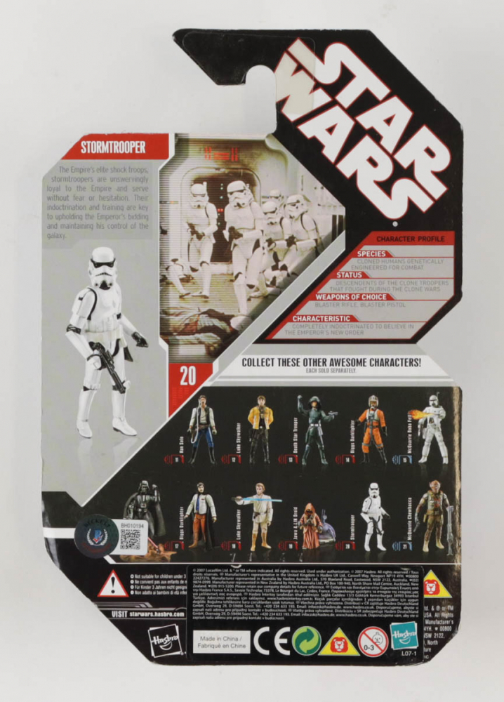 Joe Gibson Signed "STAR WARS: Saga Legends" Imperial Stormtrooper ...