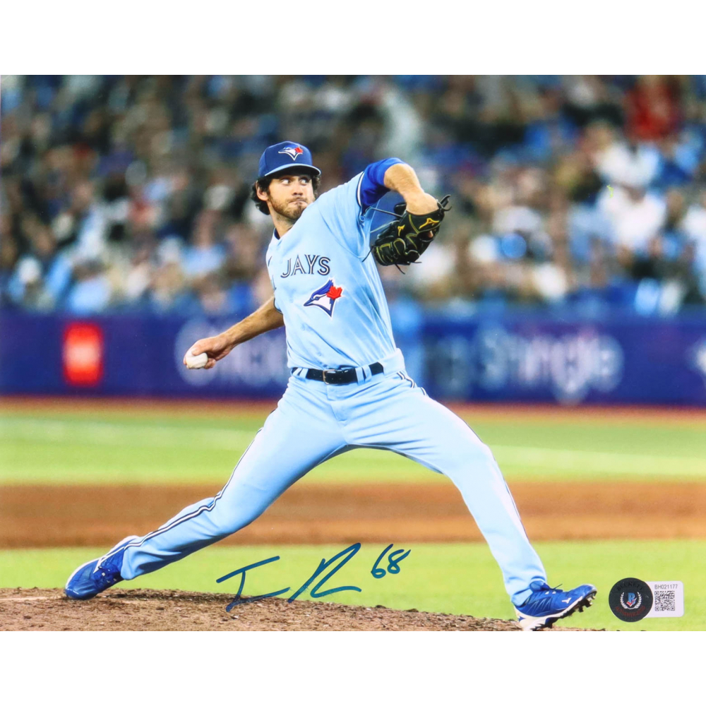 Jordan Romano Signed Blue Jays 8x10 Photo (Beckett) | Pristine Auction