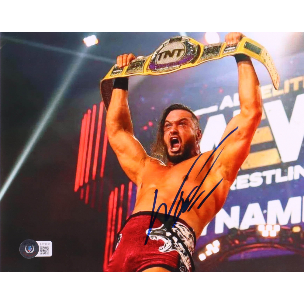 Wardlow Signed AEW 8x10 Photo (Beckett) | Pristine Auction