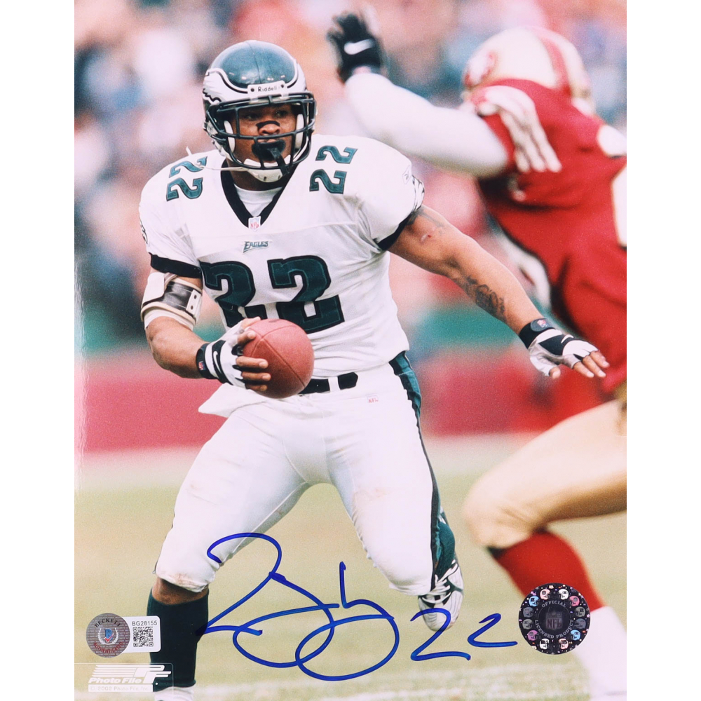 Duce Staley Signed Eagles 8x10 Photo (Beckett) | Pristine Auction