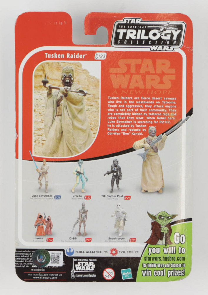 Bob Spiker Signed "STAR WARS: The Original Trilogy Collection" Tusken ...