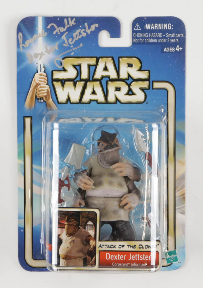 Ronnie Falk Signed "STAR WARS: Attack of the Clones" Dexter Jettson ...