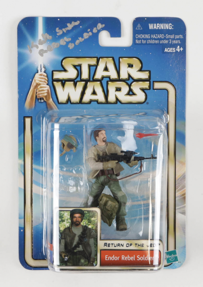 Keith Swaden Signed "STAR WARS: Return of the Jedi" Endor Rebel Soldier ...
