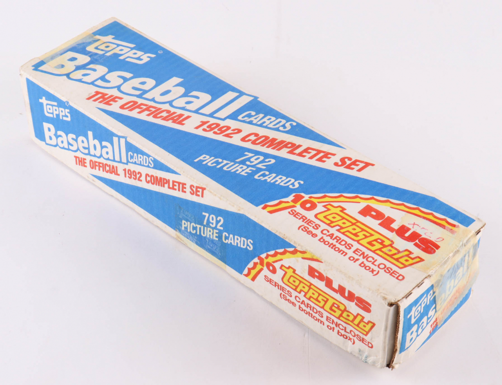 1992 Topps Baseball Complete Set of (792) Cards with Cal Ripken Jr. #40 ...