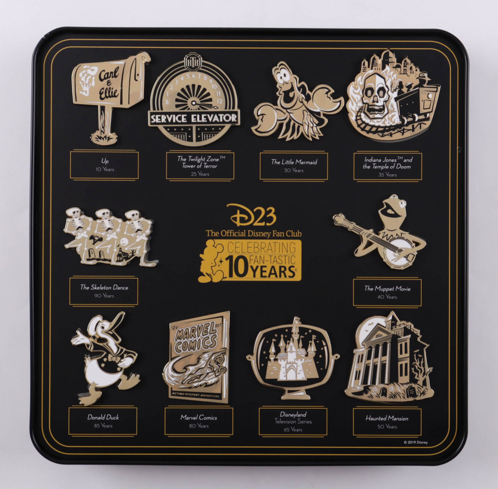 D23 The Official Disney Fan Club 10th Anniversary Complete Set of (10 ...