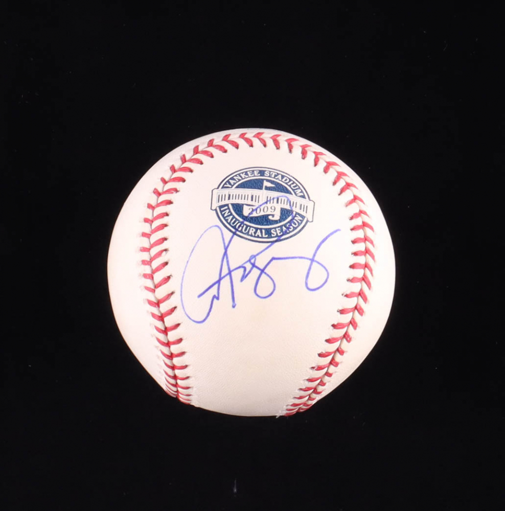 Alex Rodriguez Signed OML Yankee Stadium Inaugural Season Logo Baseball (Beckett) | Pristine Auction