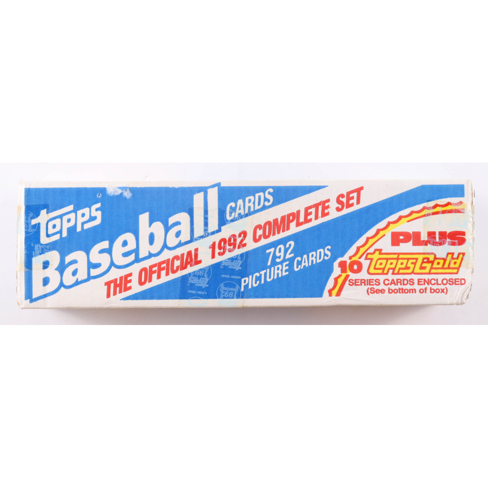 1992 Topps Baseball Complete Set of (792) Cards with Cal Ripken Jr. #40 ...
