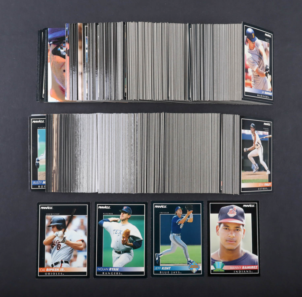 1992 Pinnacle Baseball Complete Set of (620) Cards with Manny Ramirez ...