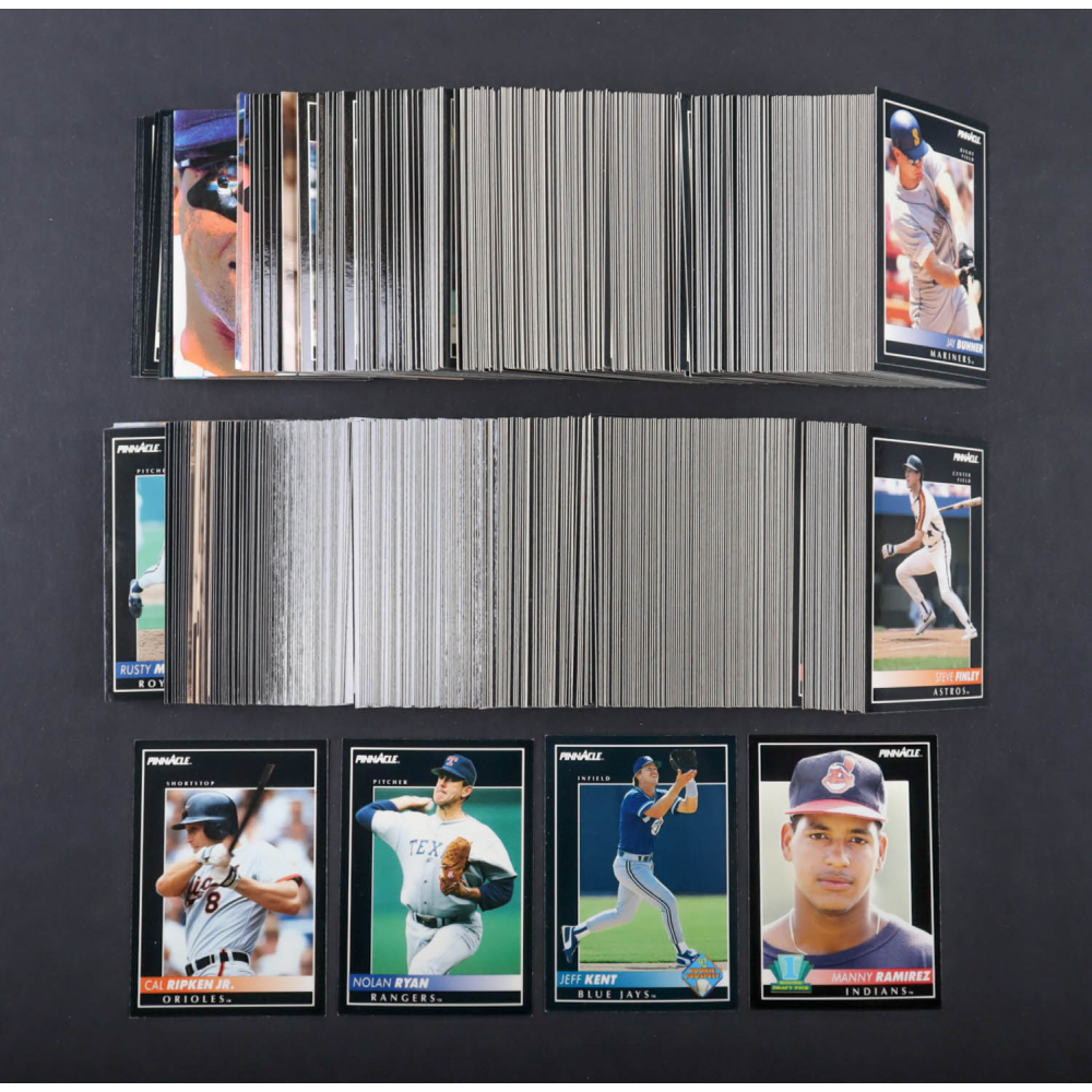 1992 Pinnacle Baseball Complete Set of (620) Cards with Manny Ramirez ...