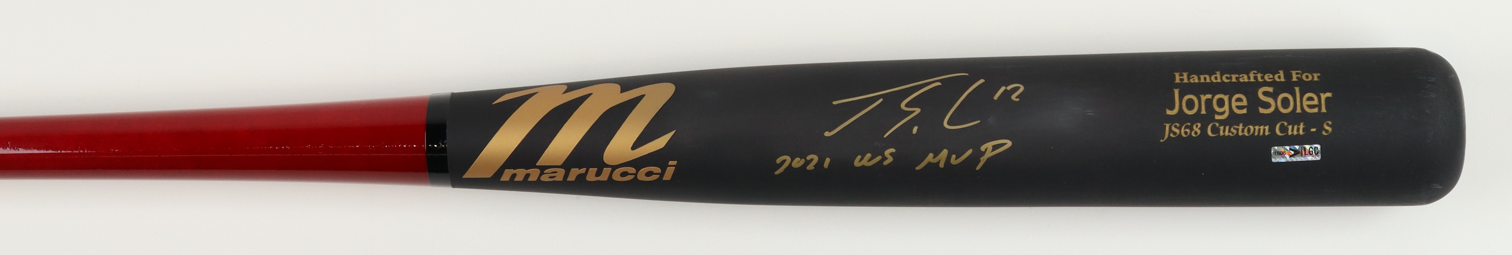 Jorge Soler Signed Marucci Player Model Baseball Bat Inscribed "2021 WS ...