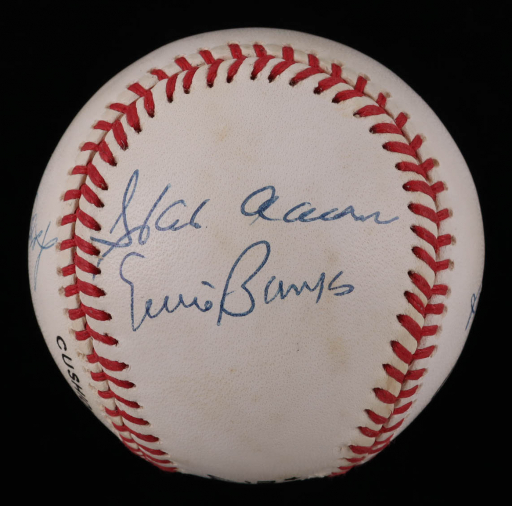 "500 Home Run Club" ONL Baseball Signed by (6) with Hank Aaron, Willie ...