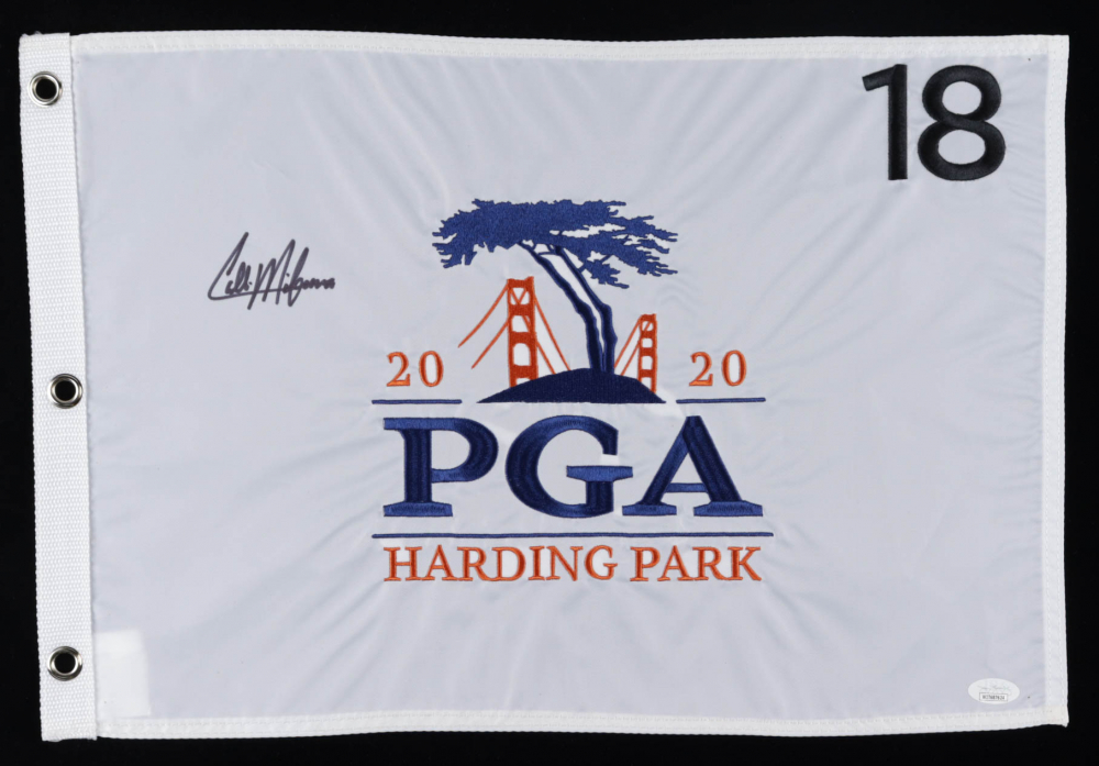 Collin Morikawa Signed 2020 PGA Harding Park Golf Pin Flag (JSA ...