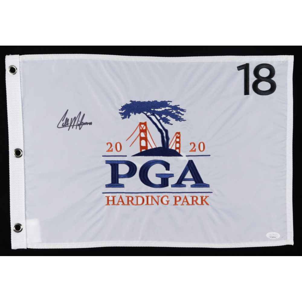 Collin Morikawa Signed 2020 PGA Harding Park Golf Pin Flag (JSA ...