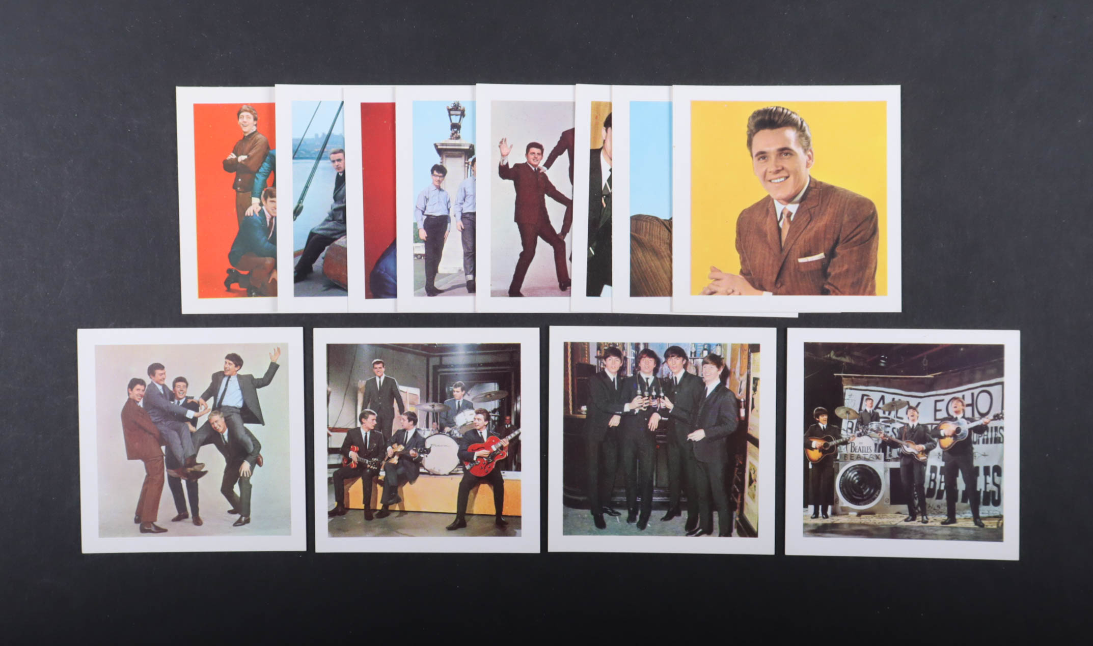 1964 Mister Softee "Top 10 Pop Stars" Complete Set of (12) Cards with ...
