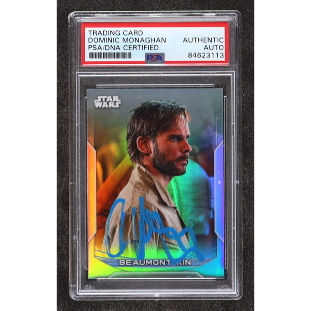 Dominic Monaghan Signed 2020 Star Wars Chrome Perspectives Resistance ...