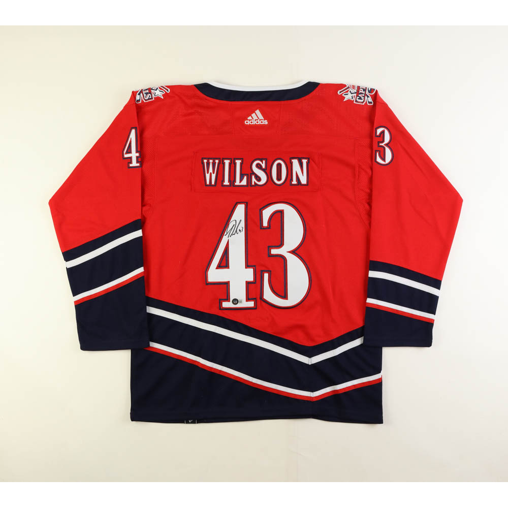 Tom Wilson Signed Capitals Jersey (Beckett) | Pristine Auction