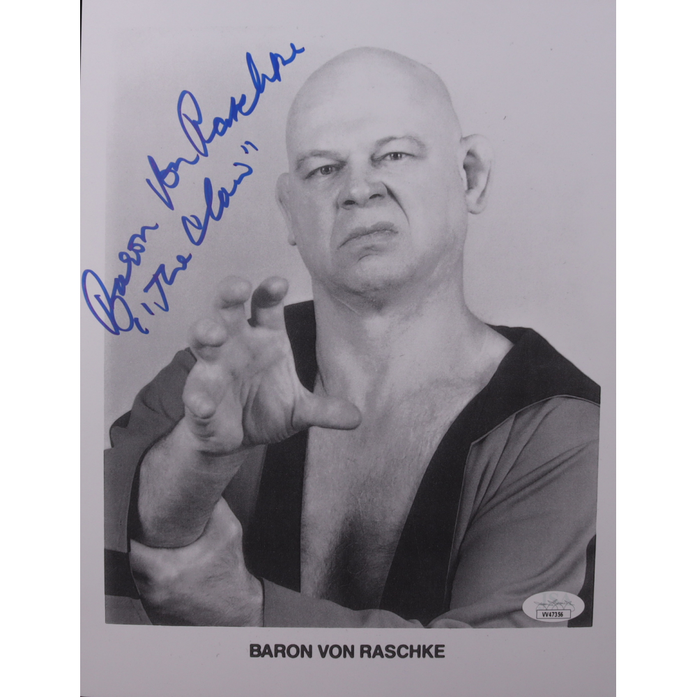 Baron von Raschke Signed 8x10 Photo Inscribed "The Claw" (JSA ...