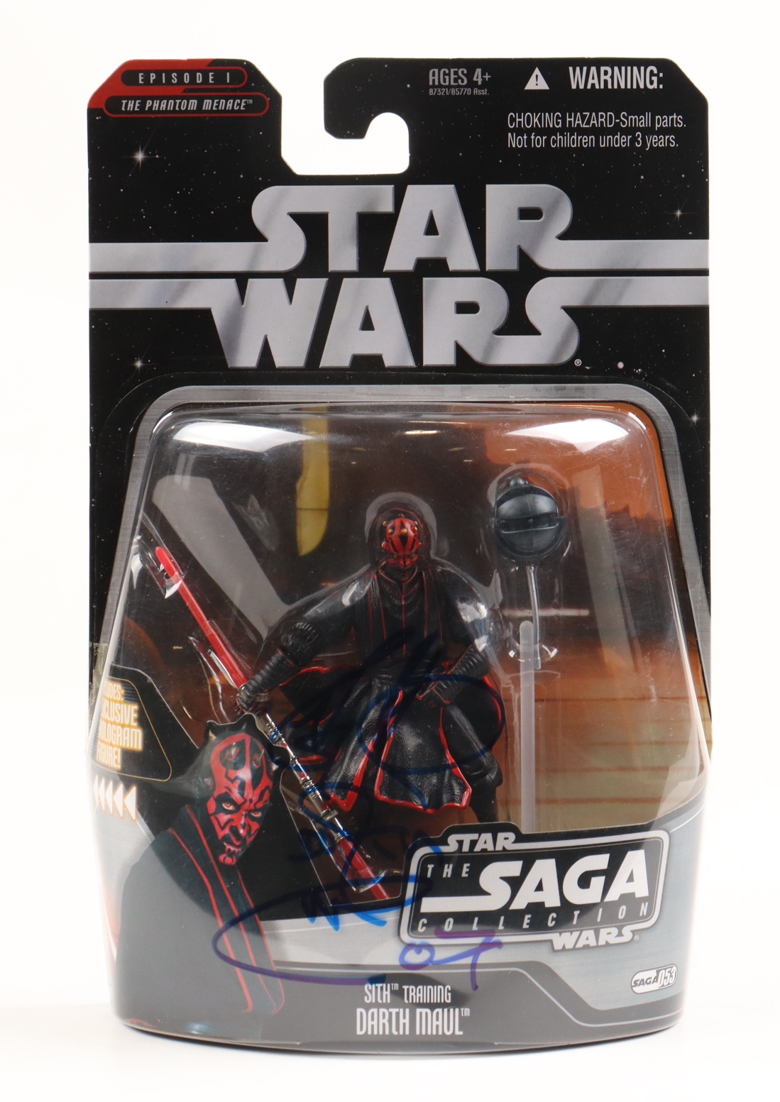 Ray Park Signed 2006 "Star Wars: The Saga Collection" #53 Sith Training ...