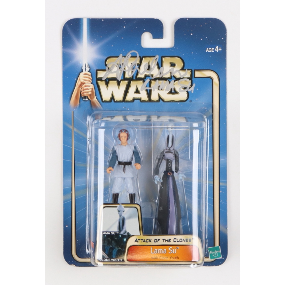 Anthony Phelan Signed 2003 "Star Wars: The Saga Collection" #10 Lama Su ...
