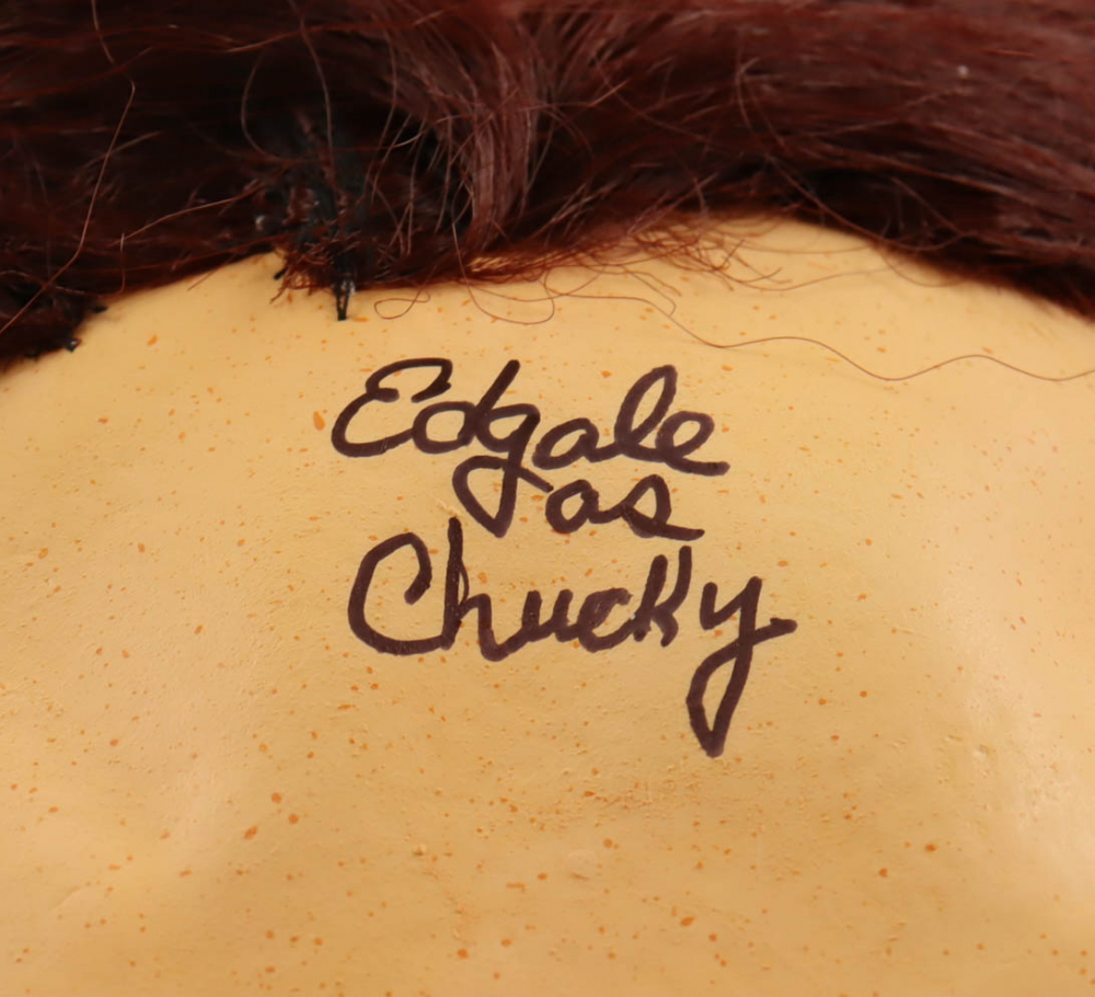 Ed Gale Signed "Child's Play" Chucky Mask Inscribed "as Chucky" (PSA ...