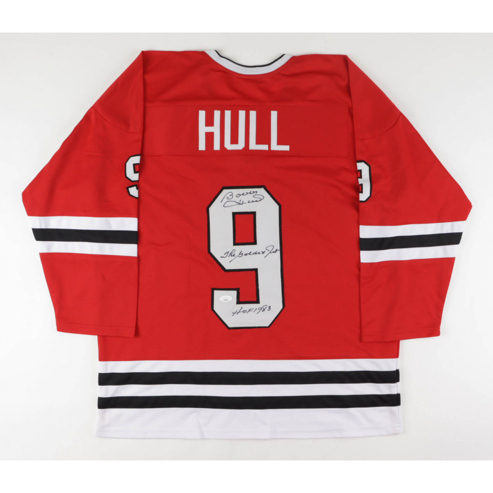 Bobby Hull Signed Jersey Inscribed "The Golden Jet" & "HOF 1983" (JSA ...