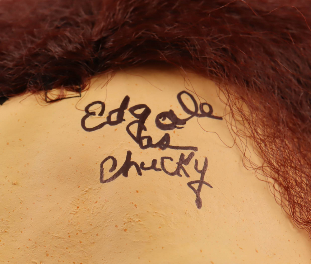 Ed Gale Signed "Child's Play" Chucky Mask Inscribed "as Chucky" (PSA ...