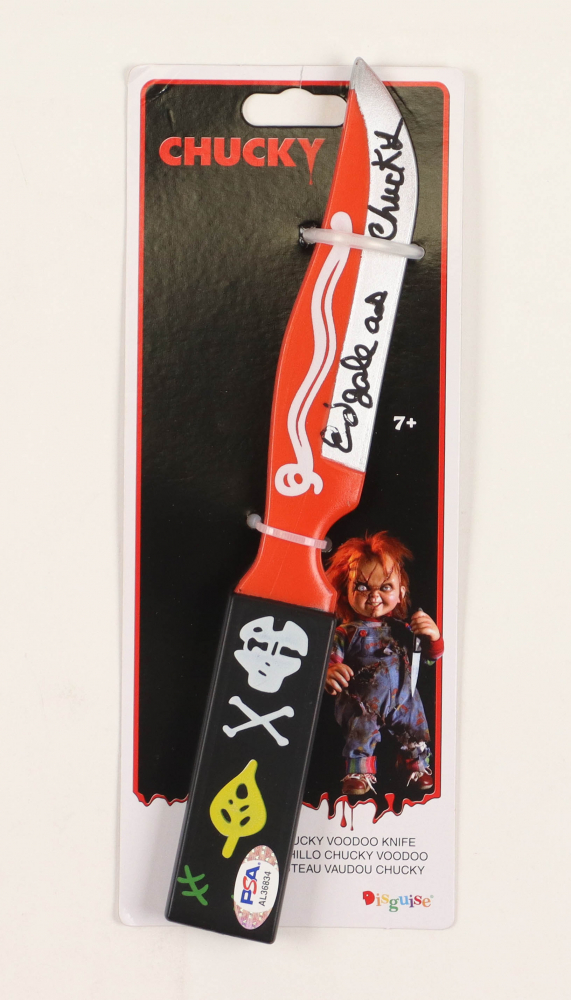 Ed Gale Signed "Child's Play" Replica Knife Inscribed "as Chucky" (PSA ...