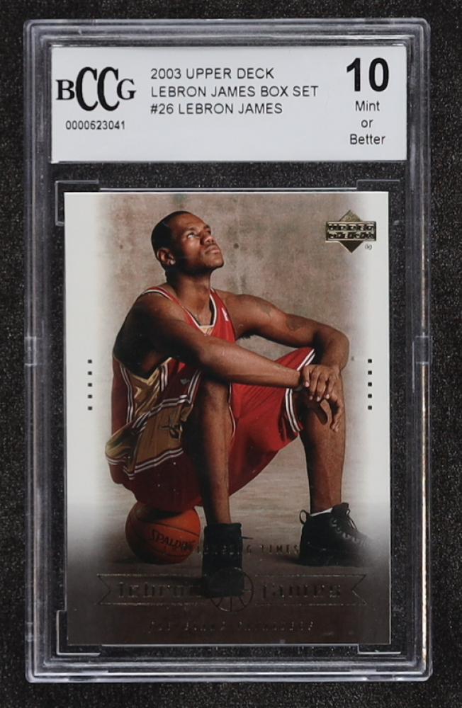 LeBron James 2003 Upper Deck LeBron James Box Set #26 Challenging Times (BCCG 10) | Pristine Auction