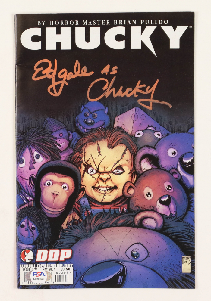 Ed Gale Signed "Chucky" 2007 #2 Comic Book Inscribed "as Chucky" (PSA) | Pristine Auction