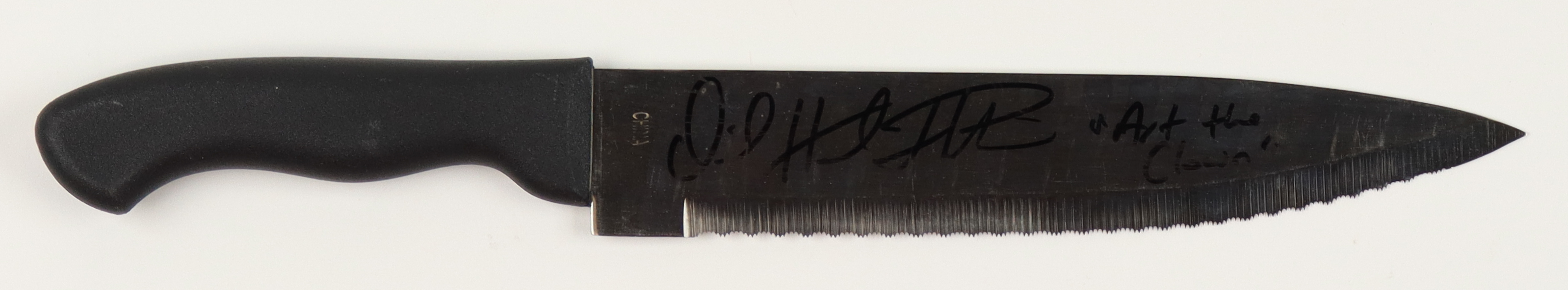 David Howard Thornton Signed "Terrifier" Knife Inscribed "Art The Clown ...