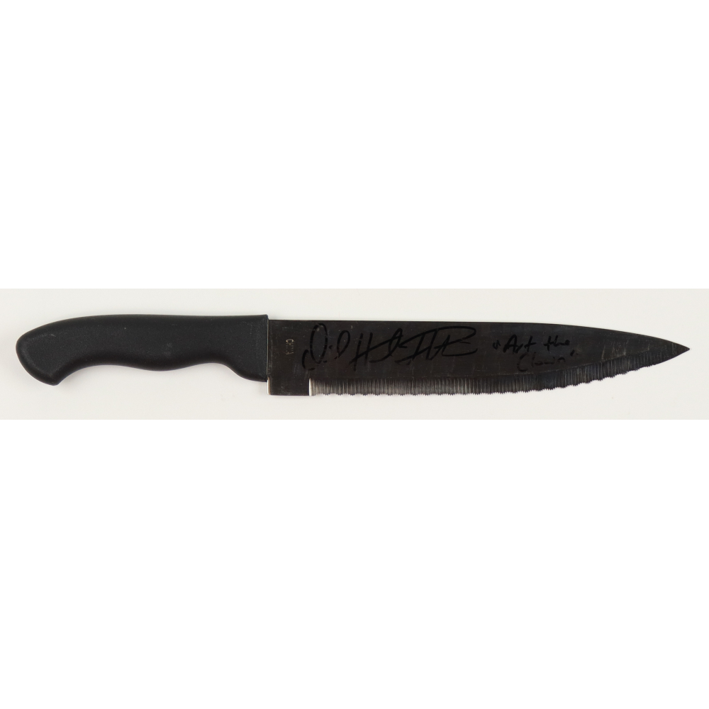 David Howard Thornton Signed "Terrifier" Knife Inscribed "Art The Clown ...