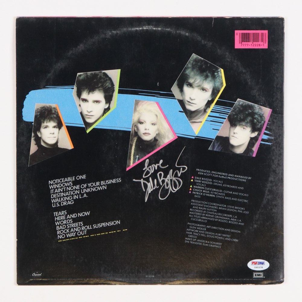 Dale Bozzio Signed "Spring Session M" Vinyl Record Album Cover with (7 ...