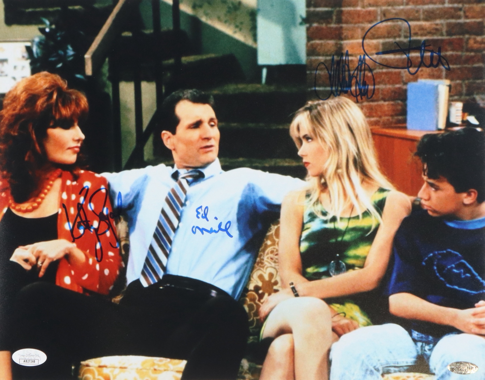 Ed O'Neill, Christina Applegate, David Faustino & Katey Sagal Signed ...