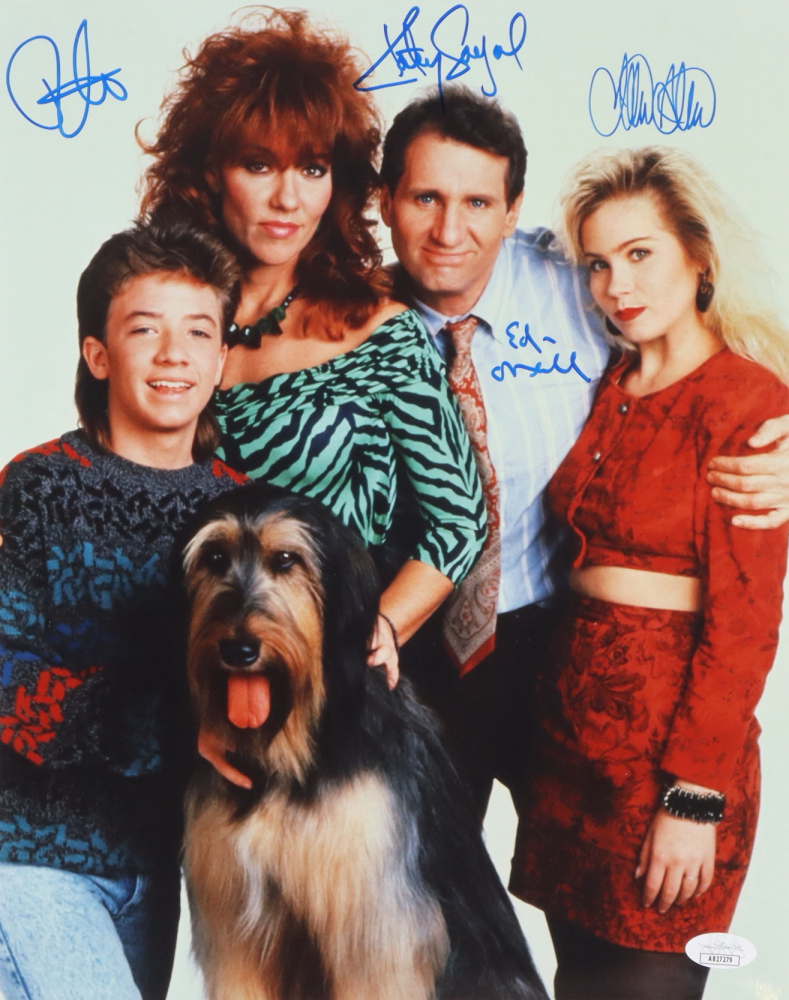 Ed Oneill Christina Applegate David Faustino And Katey Sagal Signed