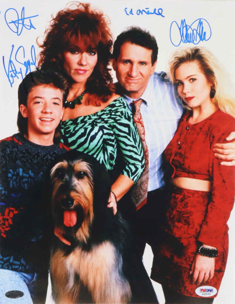 Ed O'Neill, Christina Applegate, David Faustino & Katey Sagal Signed ...