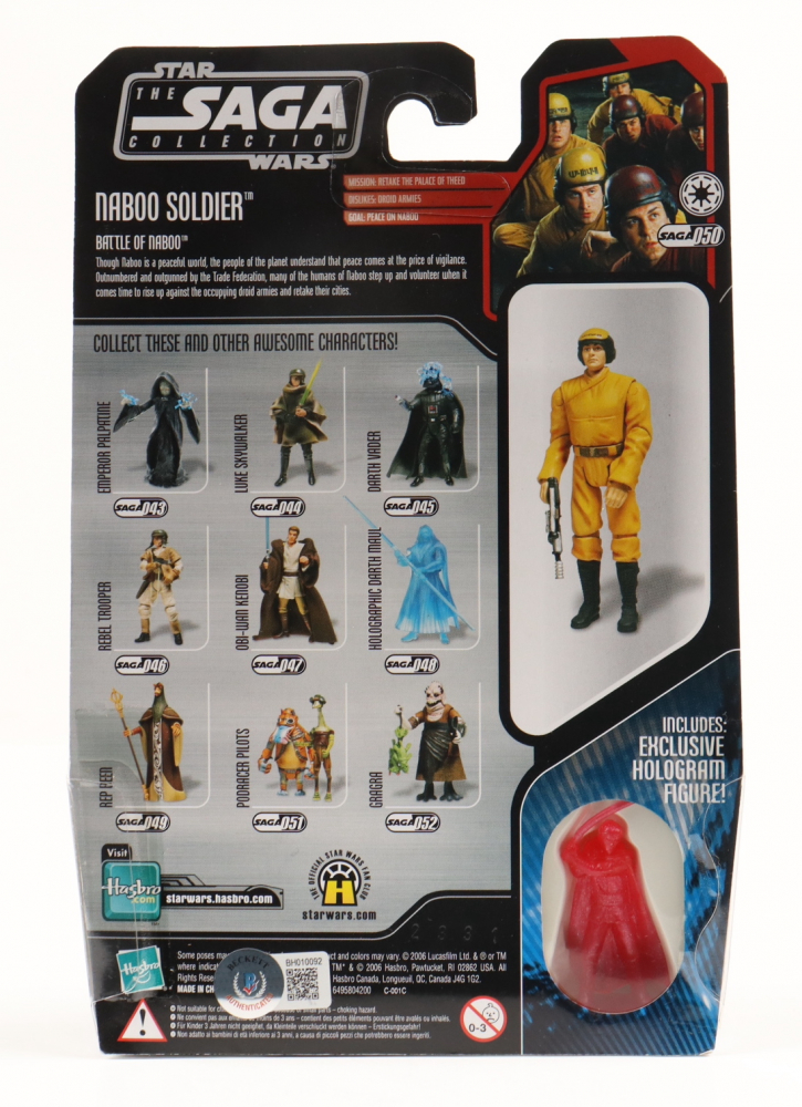 Sergio Marini Signed 2006 "Star Wars: The Saga Collection" #50 Naboo ...