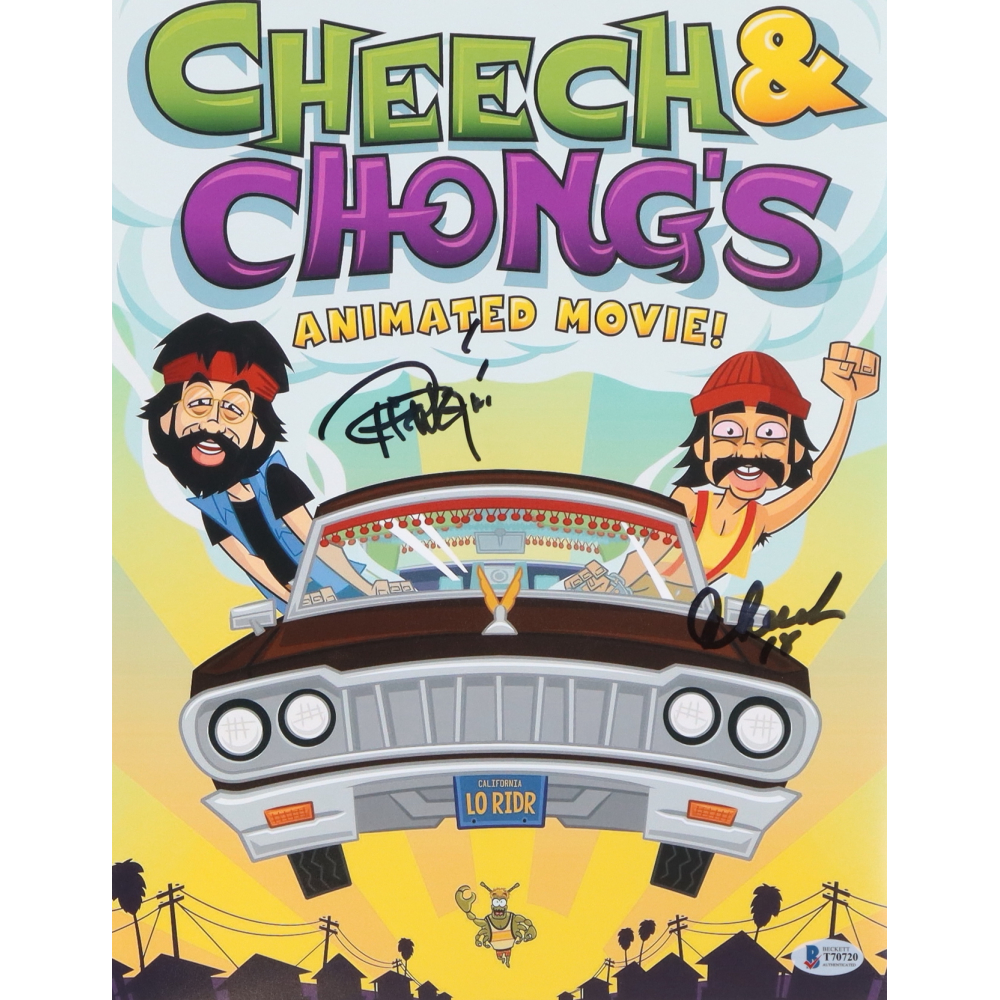 Tommy Chong & Cheech Marin Signed "Animated Movie!" 11x14 Photo ...