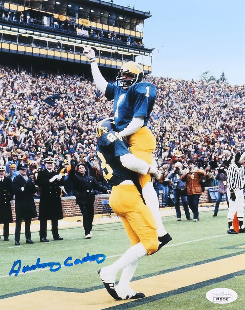 Anthony Carter Signed University of Michigan 8x10 Photo (JSA ...