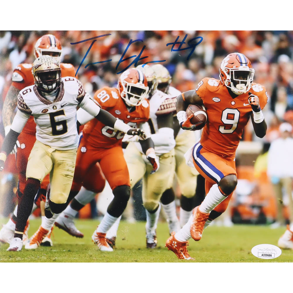Travis Etienne Signed Clemson Tigers 8x10 Photo (JSA) | Pristine Auction