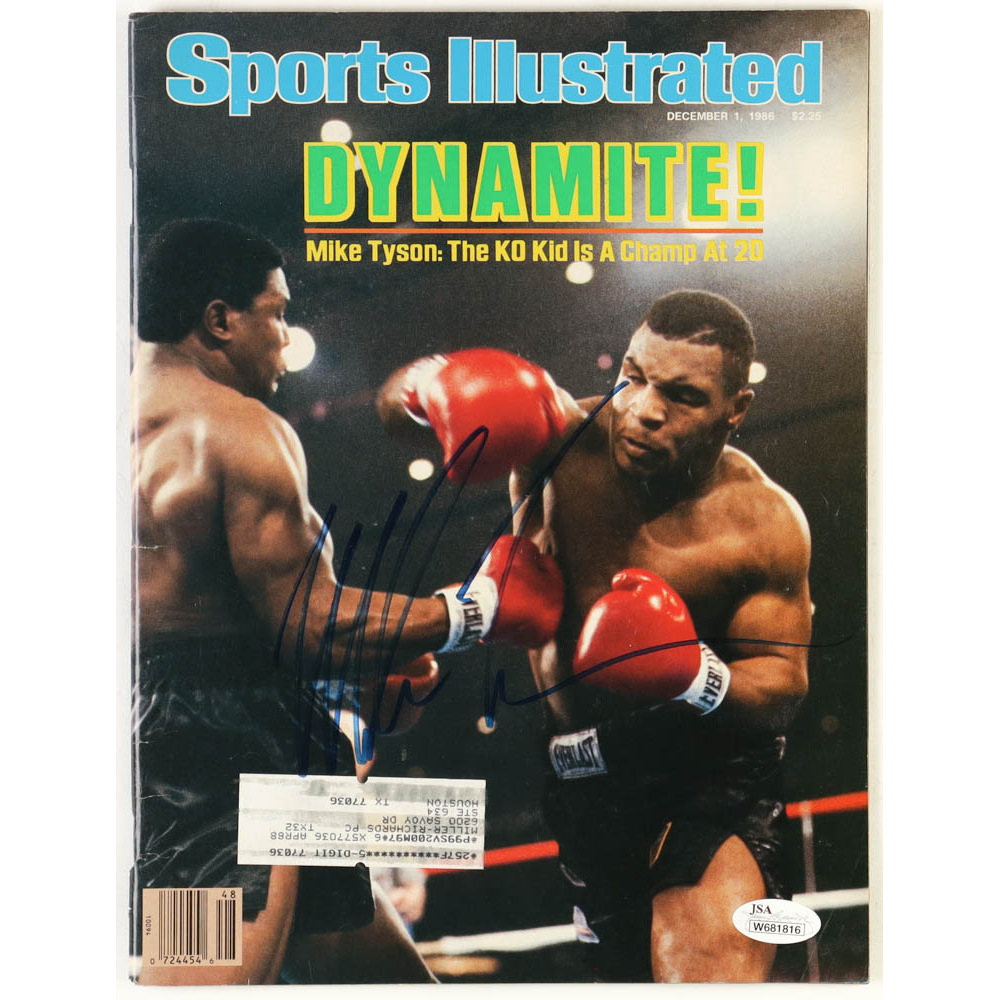 Mike Tyson Signed 1986 Sports Illustrated Magazine (JSA) | Pristine Auction
