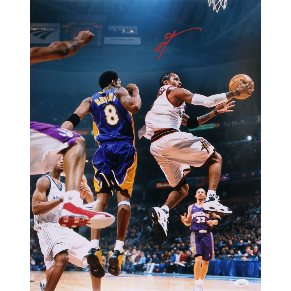 Allen Iverson Signed 76ers 16x20 Photo (JSA) | Pristine Auction