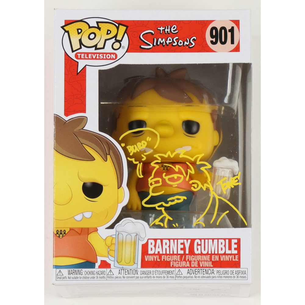 Tone Rodriguez Signed "The Simpsons" #901 Barney Gumble Funko Pop ...